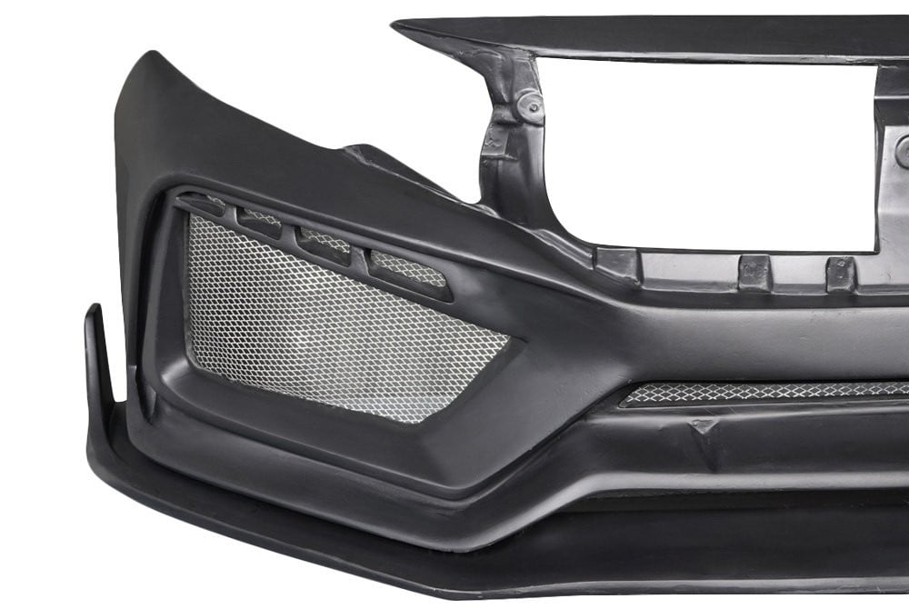 Duraflex® 117584 - RBT Style Fiberglass Wide Body Front Bumper (Unpainted)