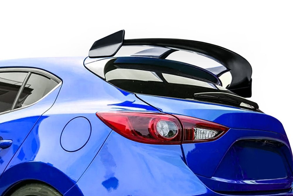 Duraflex® 118630 - Widow Style Fiberglass Rear Wing Spoiler (Unpainted)