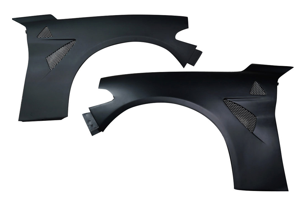Duraflex® 118770 - Gervana Style Fiberglass Front Fenders (Unpainted)