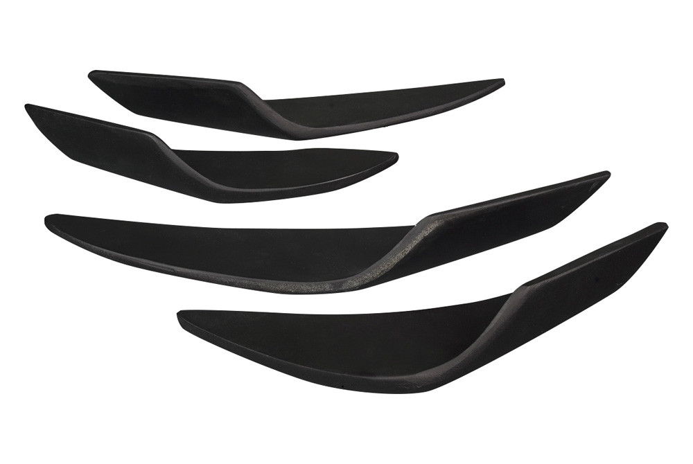 Duraflex® 118782 - GT Competition Style Fiberglass Front Bumper Canards ...