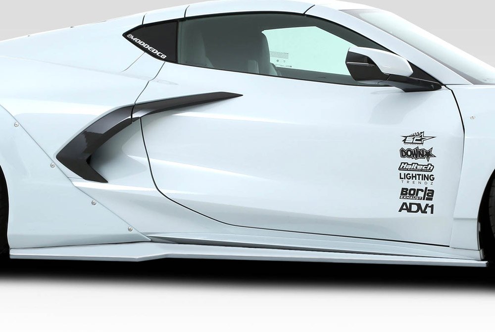 Duraflex® 118813 - Gran Veloce Style Fiberglass Wide Body Kit (Unpainted)