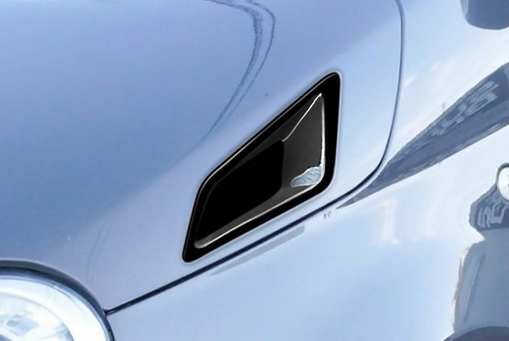 Duraflex® 119015 - Kima Style Fiberglass Hood Side Vents (Unpainted)
