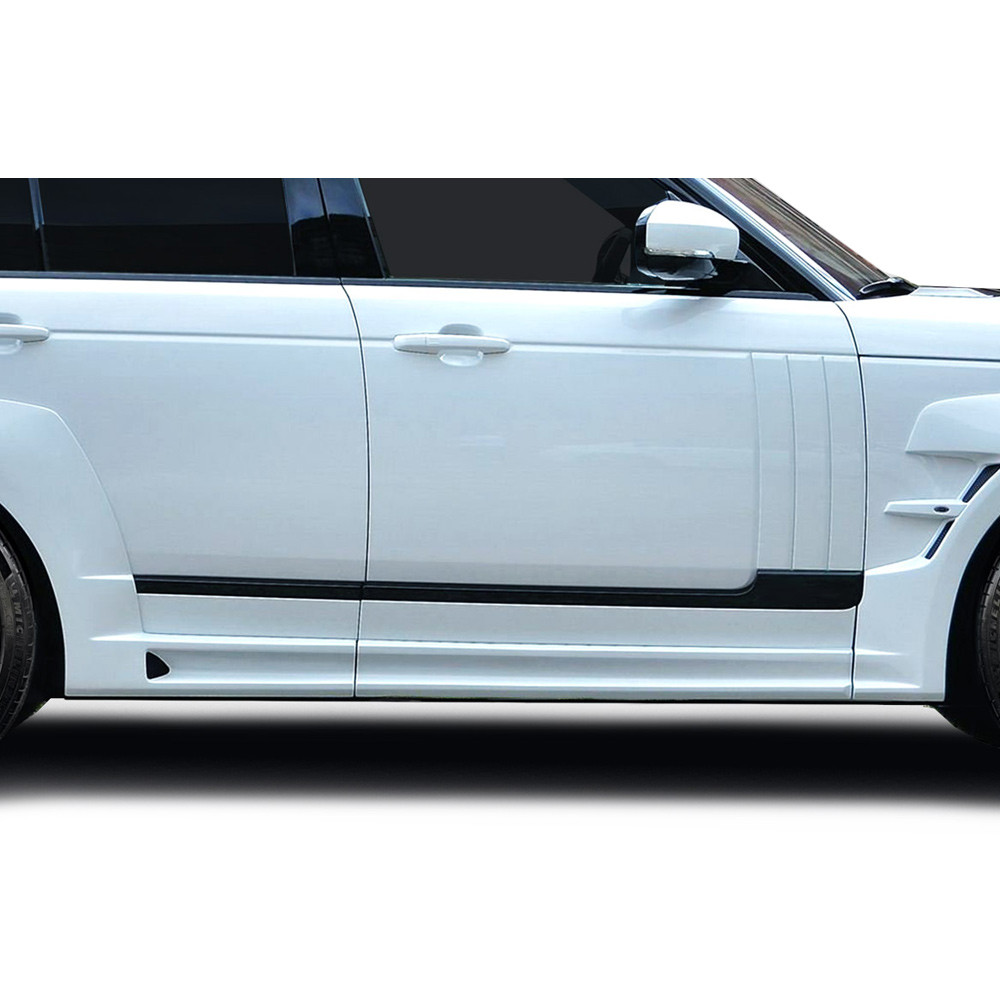 Duraflex® 119118 - Atom Sport Style Fiberglass Side Skirt Rocker Panels ...