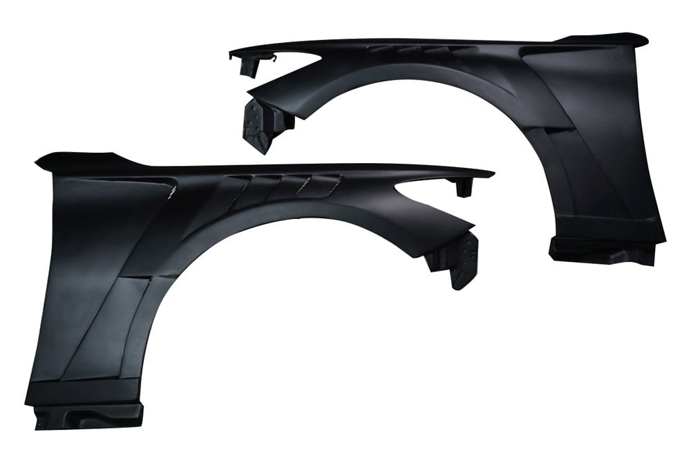 Duraflex® 120048 - Koya Style Fiberglass Front Fenders (Unpainted)