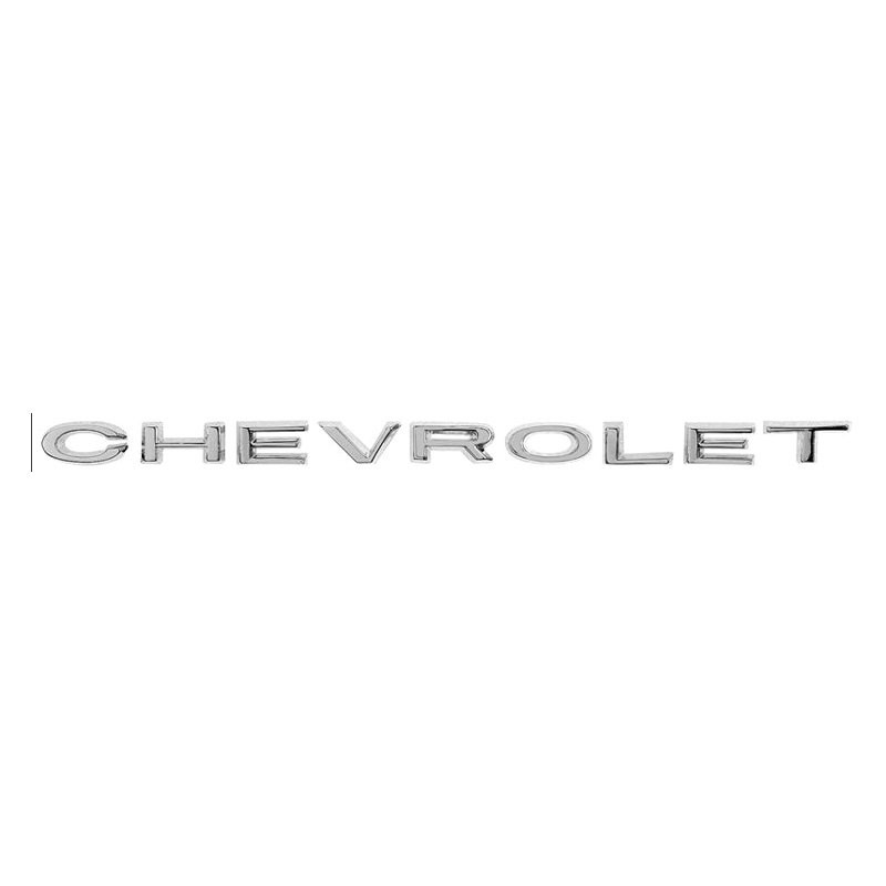 Dynacorn® EM4012 - "Chevrolet" Chrome Hood Lettering