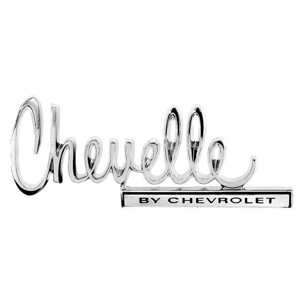 Dynacorn® EM4676 - "Chevelle by Chevrolet" Rear Trunk Lid Emblem