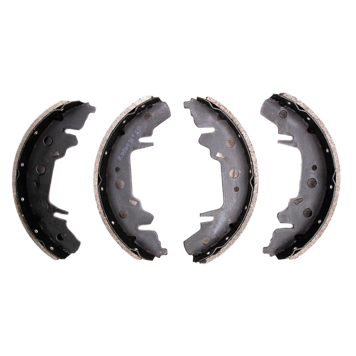Dynamic Friction Company® 1903-0714-00 - True-Arc Rear Drum Brake Shoes
