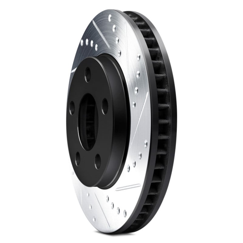 Dynamic Friction Company® 633-81002R - Premium Drilled and Slotted Rear ...
