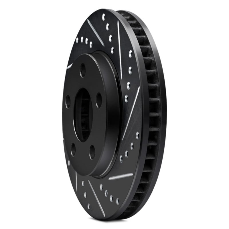Dynamic Friction Company® 633-81002R - Premium Drilled and Slotted Rear ...