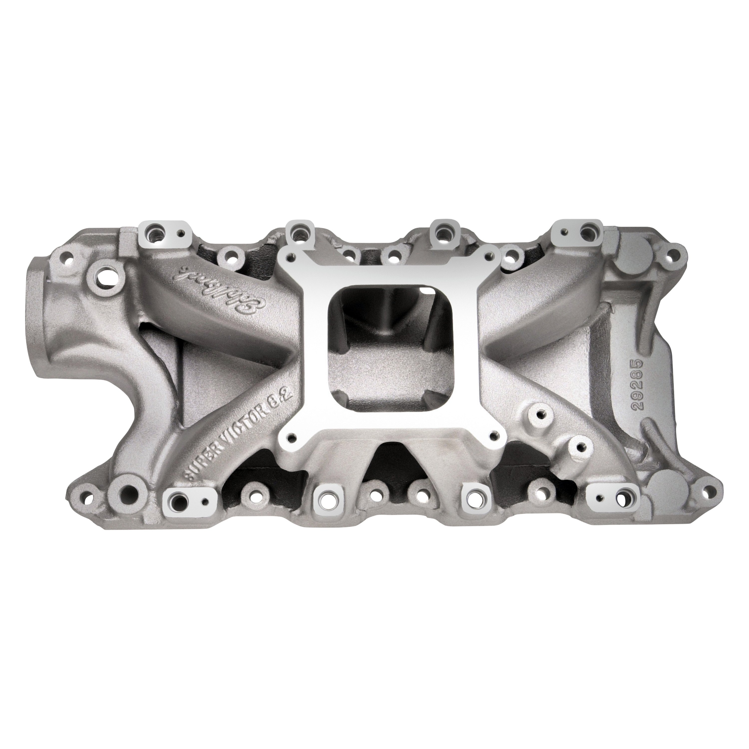 Edelbrock® 29285 - Super Victor® Satin EFI Single Plane Intake Manifold