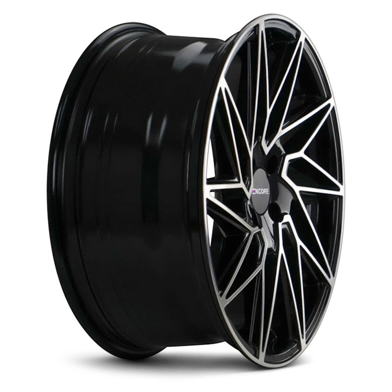 ENCORE ALLOYS® ENC100 Wheels - Gloss Black with Machined Face Rims ...