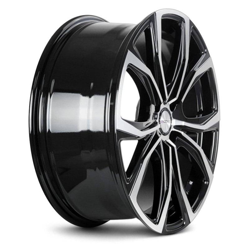 ENCORE ALLOYS® ENC104 Wheels - Gloss Black with Milled Accents Rims