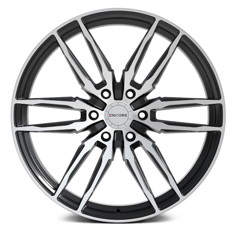 ENCORE ALLOYS® ENC107 Wheels - Gloss Black with Machined Face Rims
