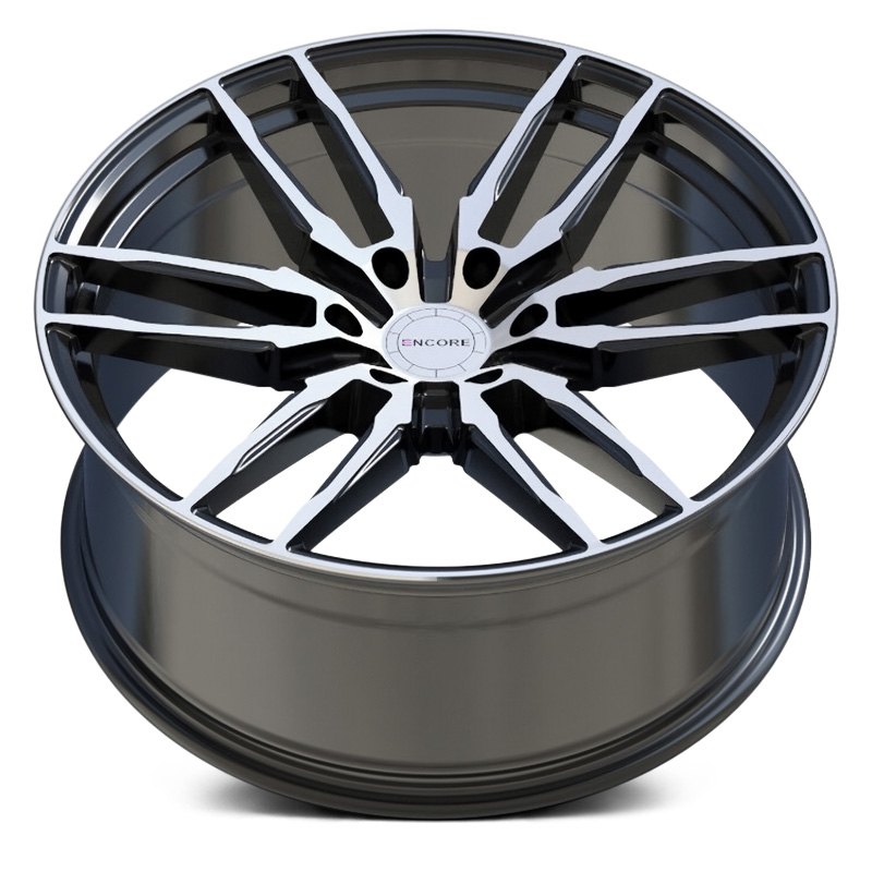ENCORE ALLOYS® ENC107 Wheels - Gloss Black with Machined Face Rims