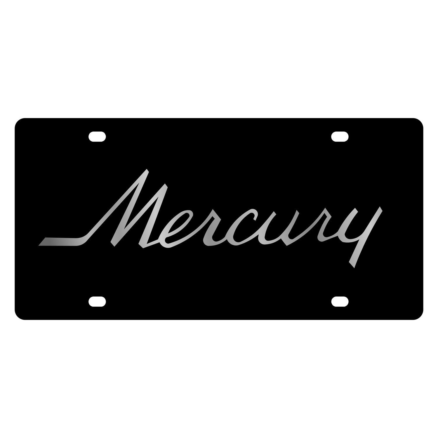 Eurosport Daytona® 3729-1 - Ford Motor Company Black License Plate with ...