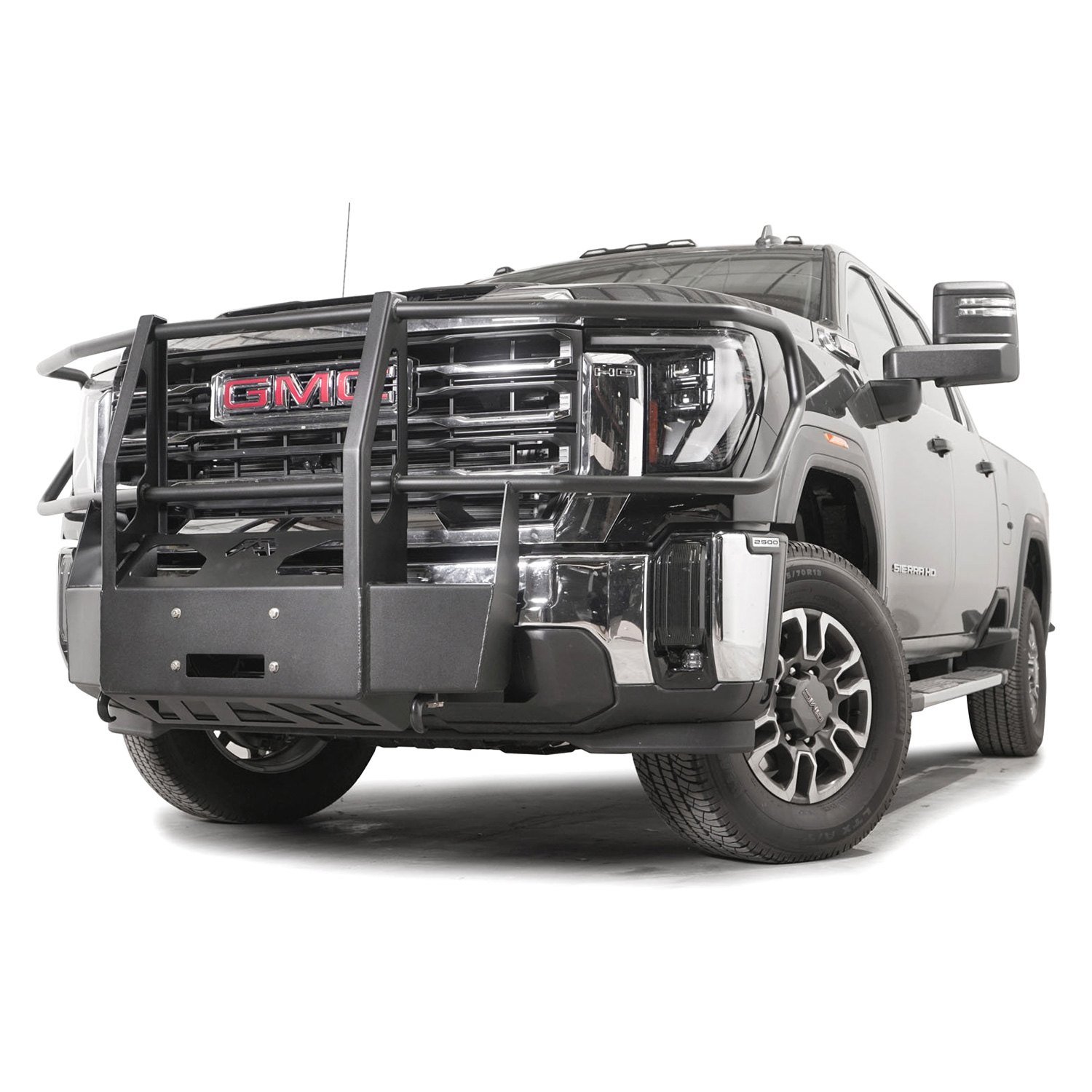 Fab Fours® GM24-N6270-1 - Full Frame Black Powder Coat Winch Mount with ...