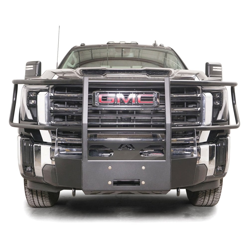 Fab Fours® GM24-N6270-1 - Full Frame Black Powder Coat Winch Mount with ...