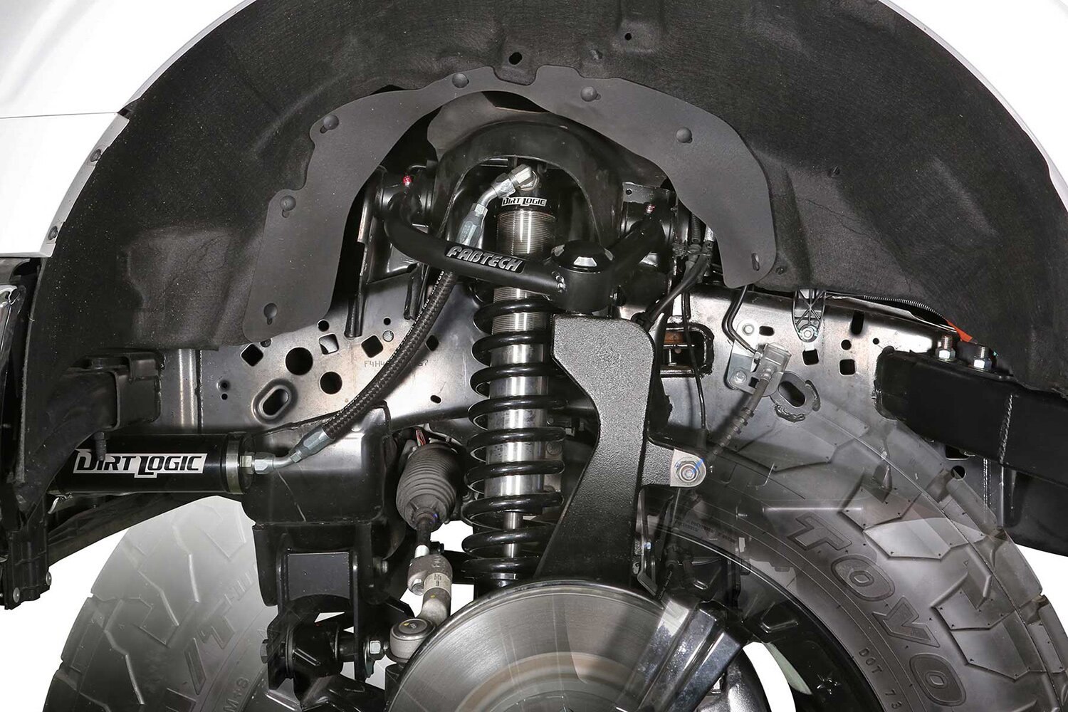 Fabtech® FTS22331 - Upper Non-Adjustable Uniball Tubular Control Arm Kit