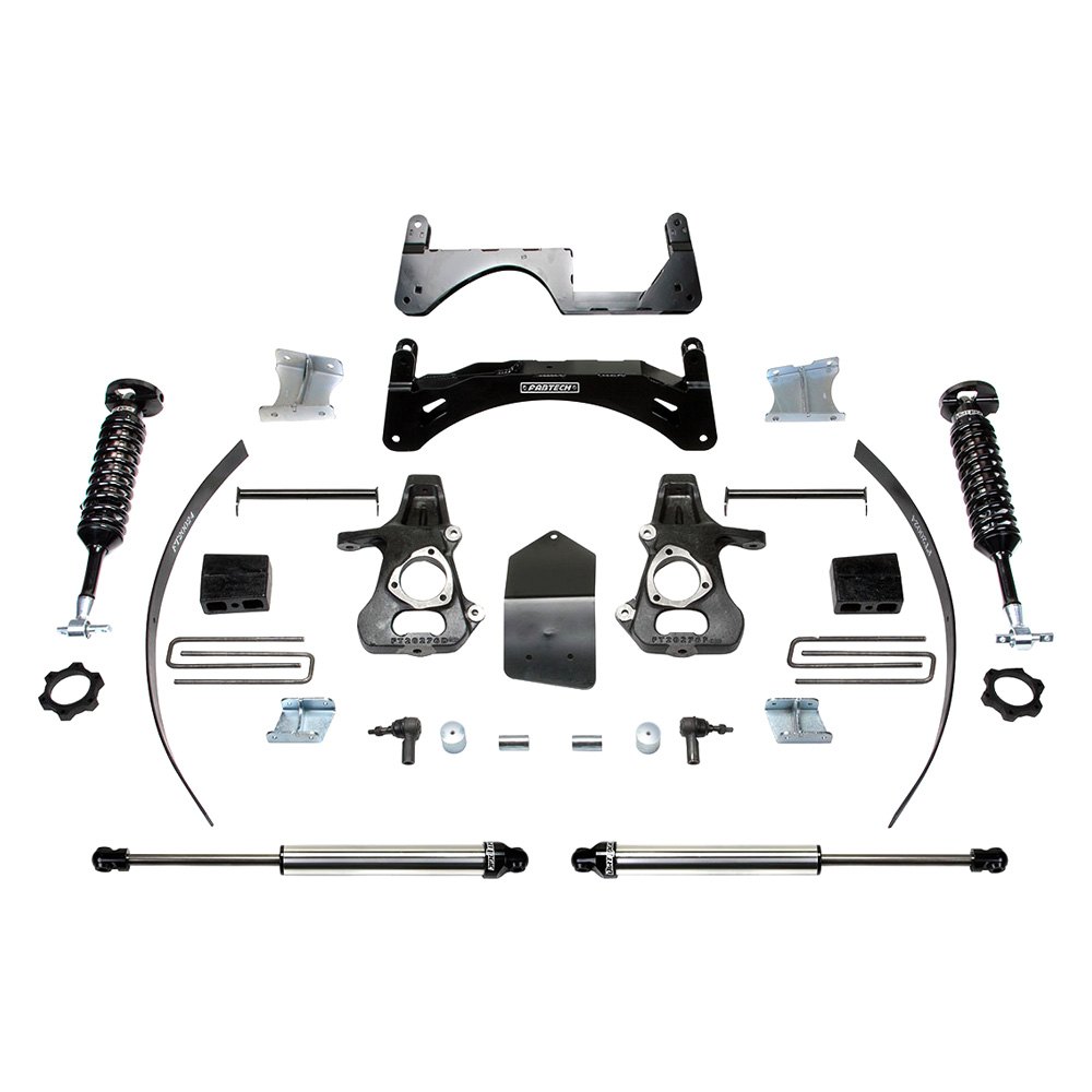 Fabtech® K1067DL - 6" x 6" Basic Front and Rear Suspension Lift Kit