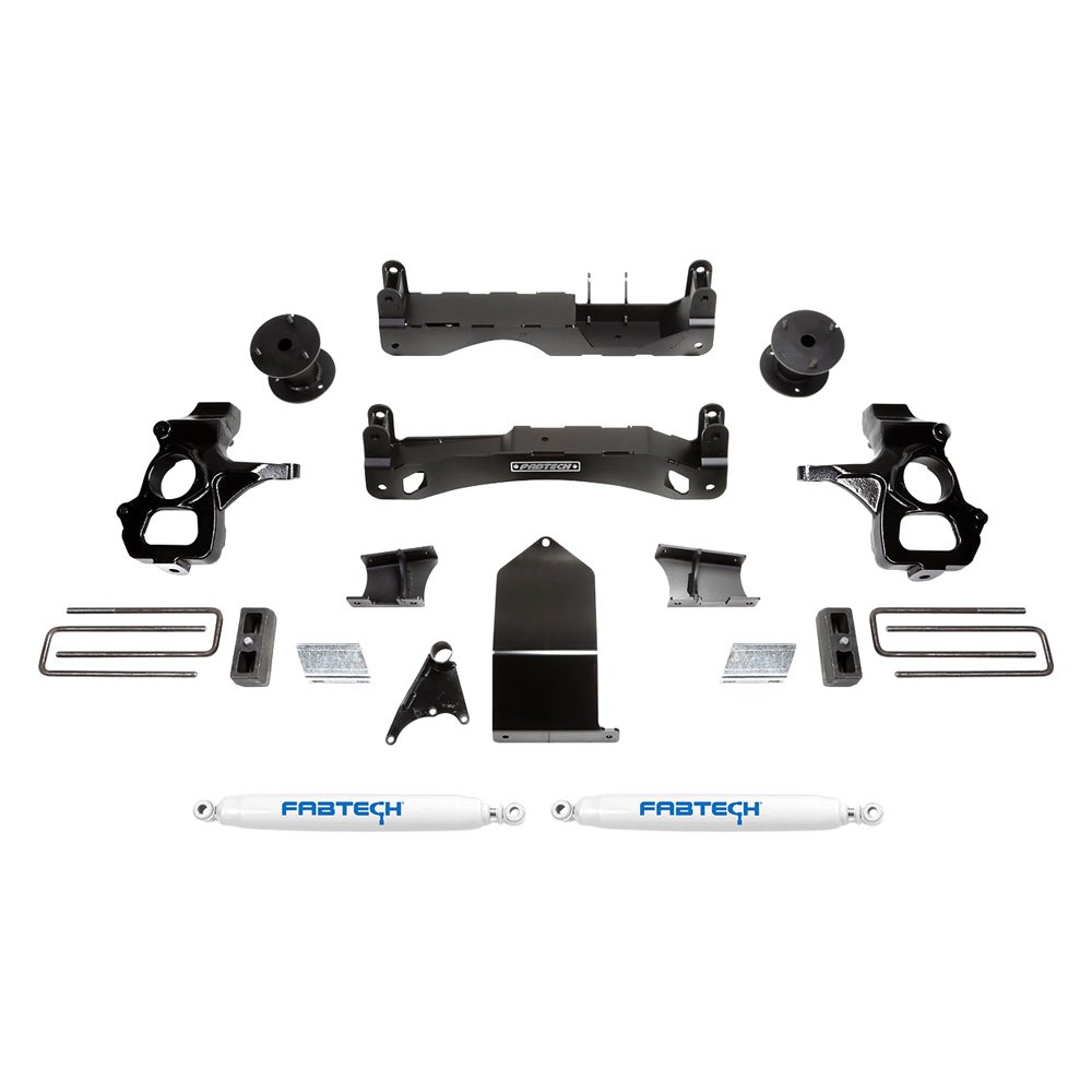 Fabtech® K1116 - 4" Basic Front and Rear Suspension Lift Kit