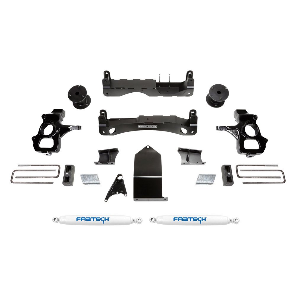 Fabtech® K1119 - 4" x 3" Basic Front and Rear Suspension Lift Kit
