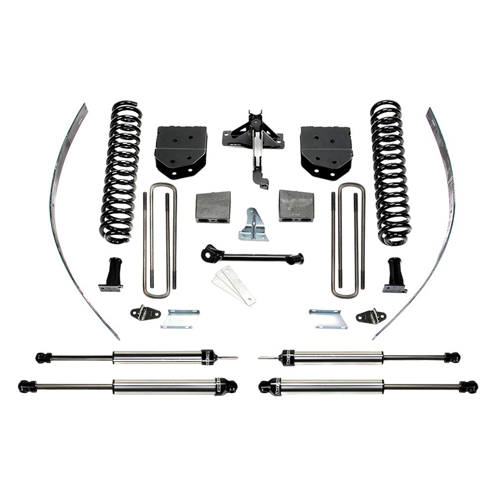Fabtech® K2121DL - 8" x 8" Basic Front and Rear Suspension Lift Kit