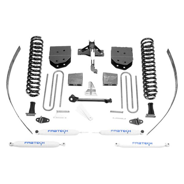 Fabtech® K2122 - 8" x 8" Basic Front and Rear Suspension Lift Kit