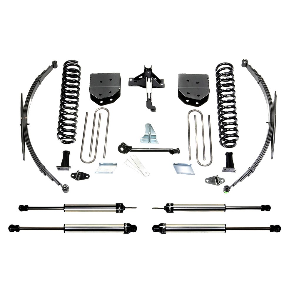 Fabtech® K2127DL - 8" x 8" Basic Front and Rear Suspension Lift Kit