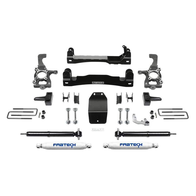 Fabtech® K2193 - 4" x 2.25" Basic Front and Rear Suspension Lift Kit