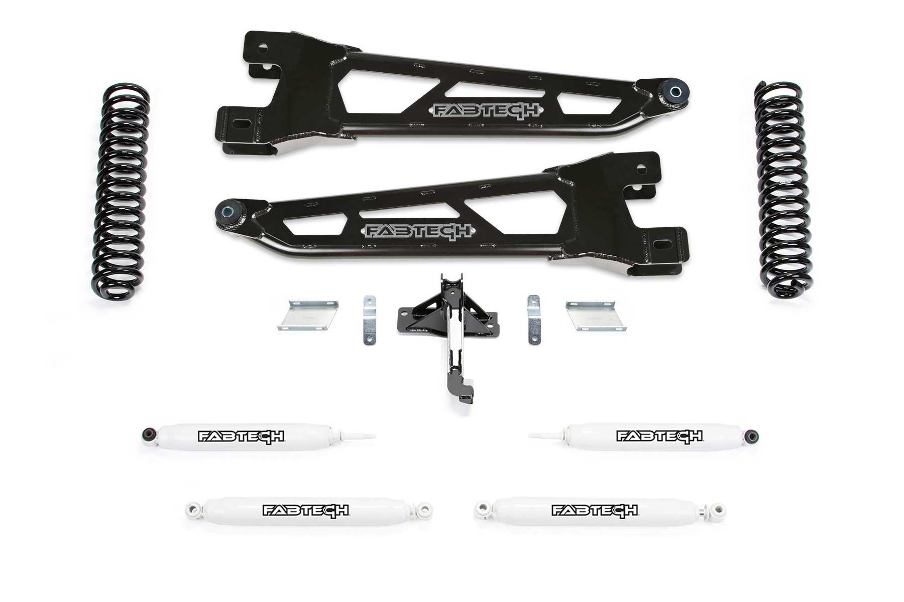 Fabtech® K2401 - 2.5" Radius Arm Suspension Lift Kit