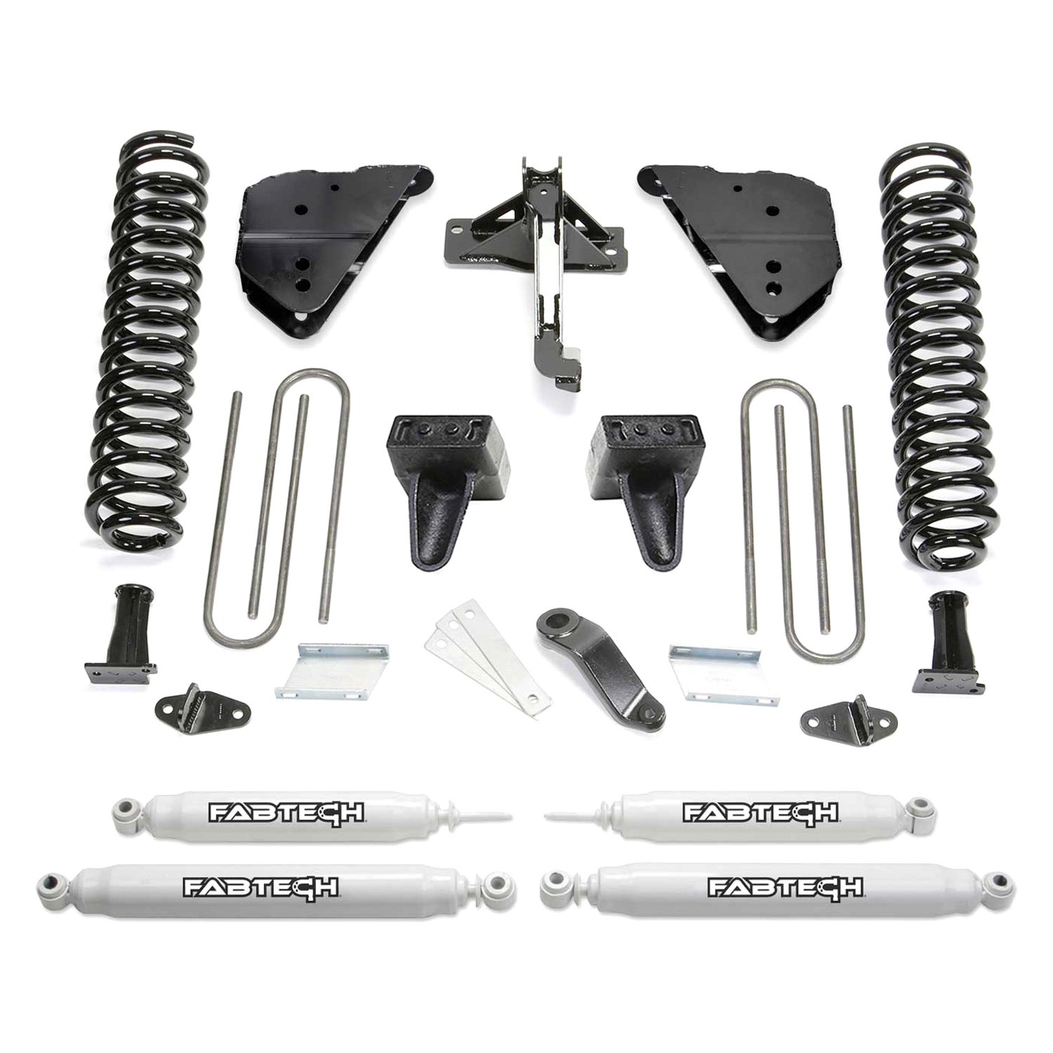 Fabtech® K2412 - 6" x 6" Basic Front and Rear Suspension Lift Kit