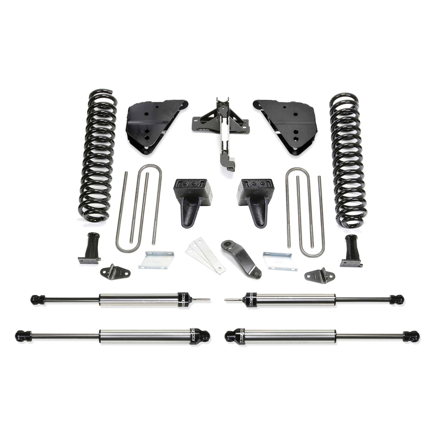 Fabtech® K2412DL - 6" x 6" Basic Front and Rear Suspension Lift Kit