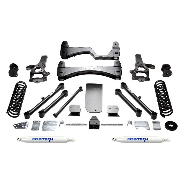 Fabtech® K3055 - 6" x 4" Basic Front and Rear Suspension Lift Kit