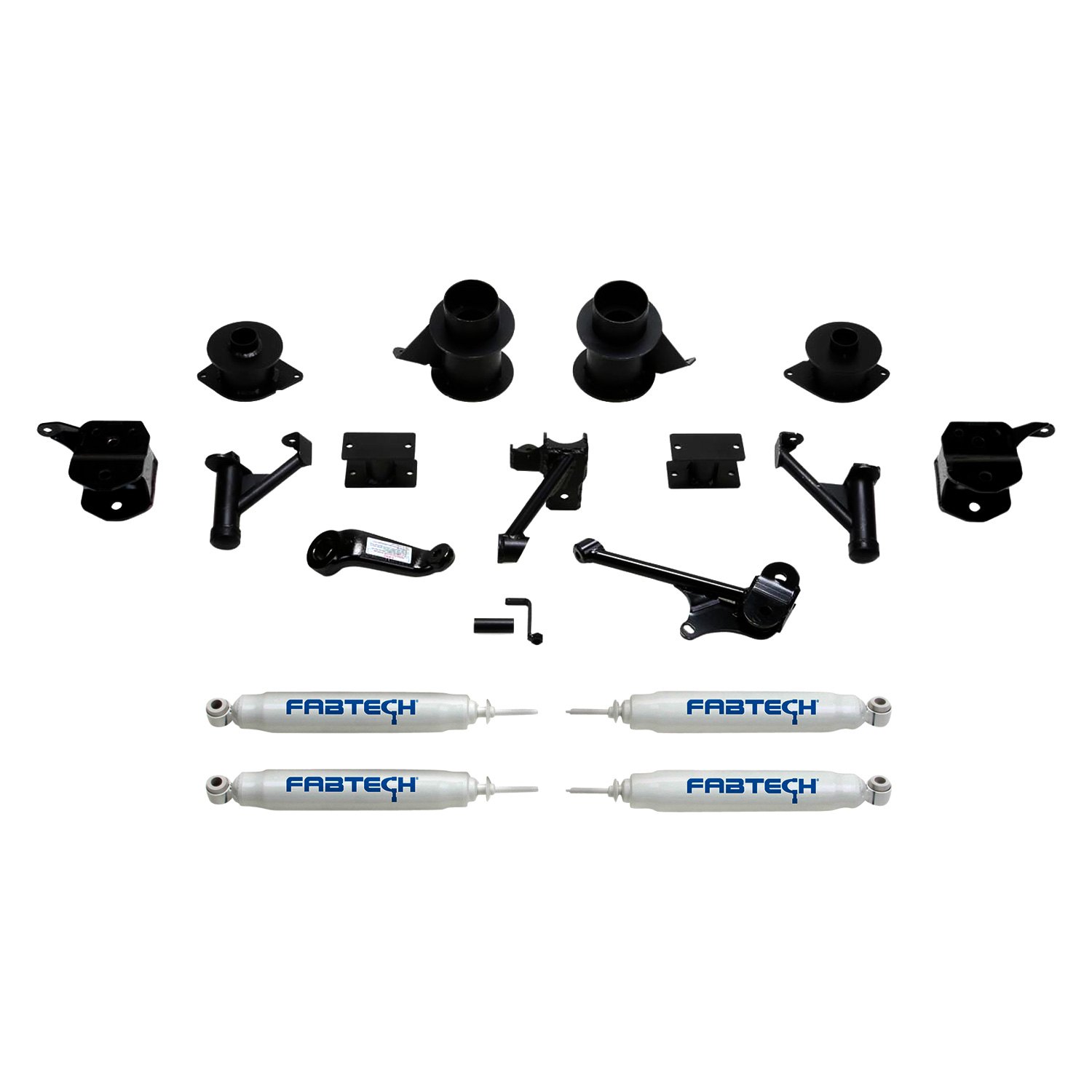 Fabtech® K3066 - 5" x 2" Basic Front and Rear Suspension Lift Kit