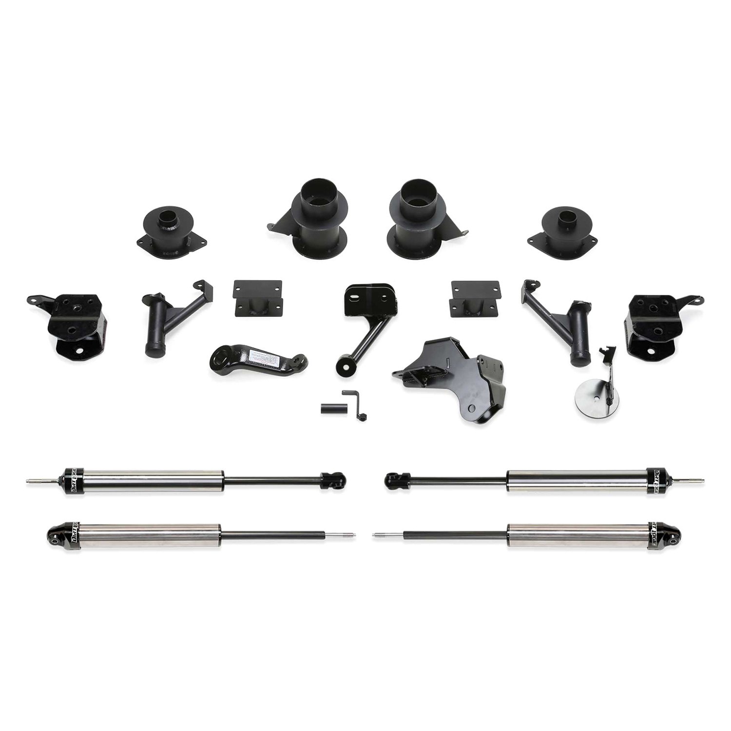 Fabtech® K3173DL - 5" Basic Front and Rear Suspension Lift Kit