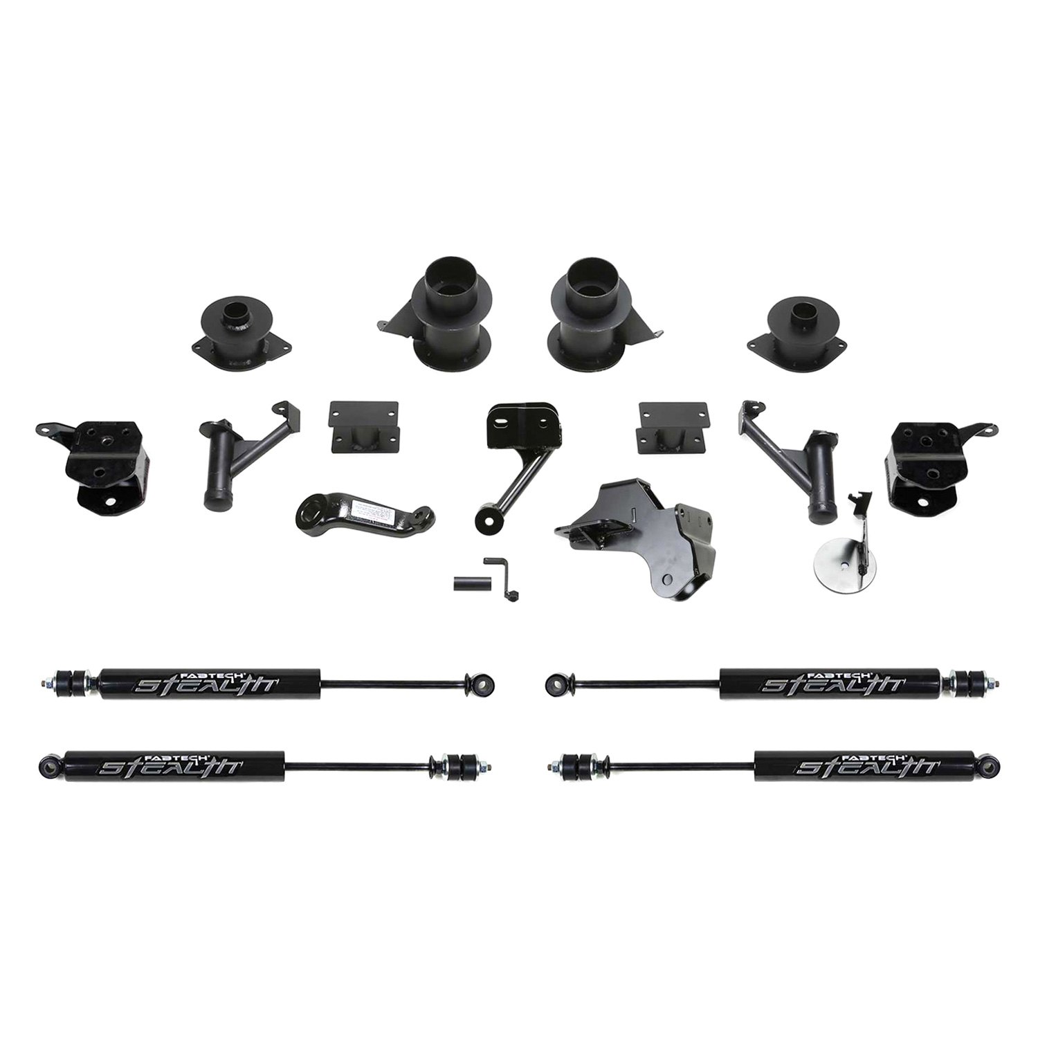 Fabtech® K3173M - 5" Basic Front and Rear Suspension Lift Kit