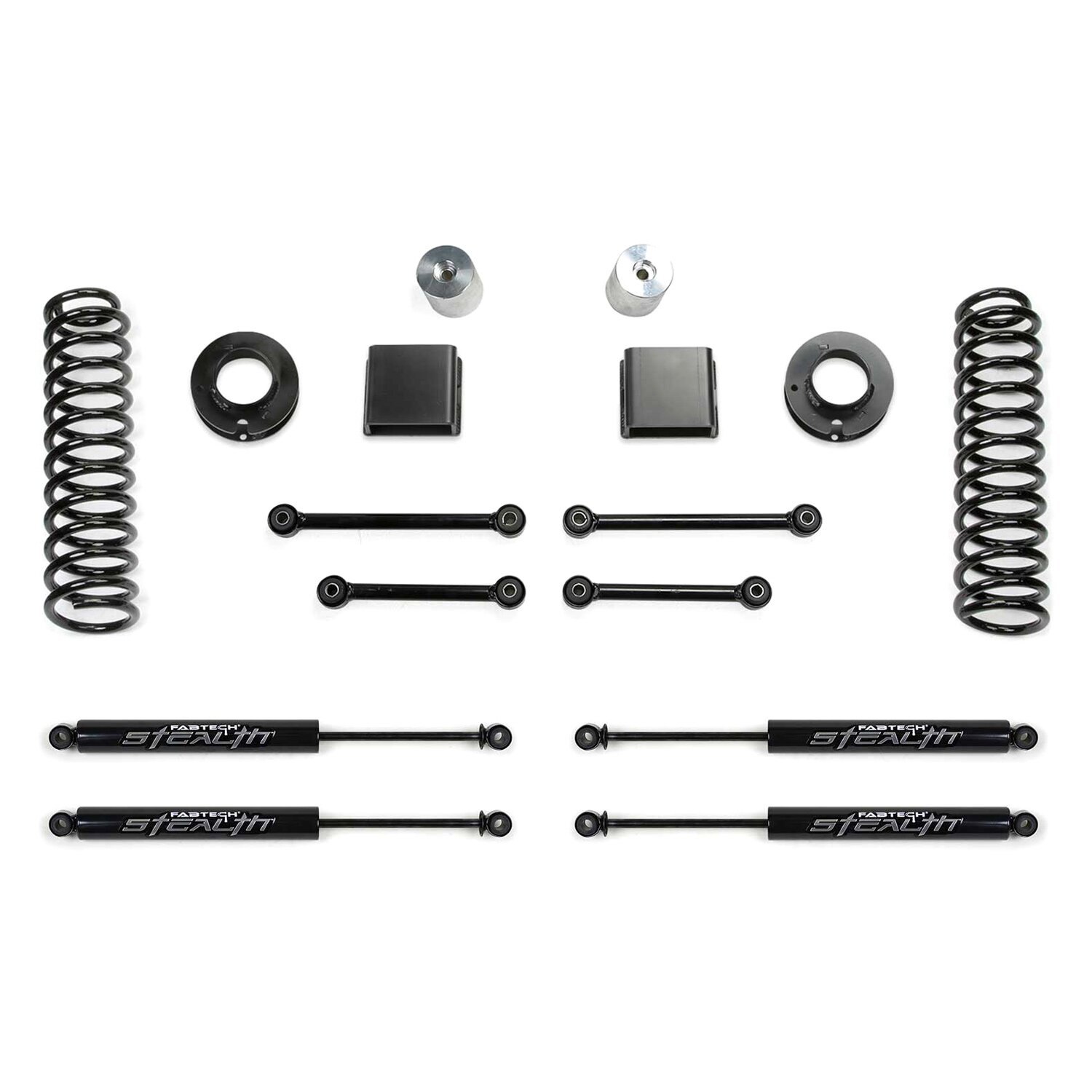 Fabtech® K4190M - 3" Sport Front and Rear Suspension Lift Kit
