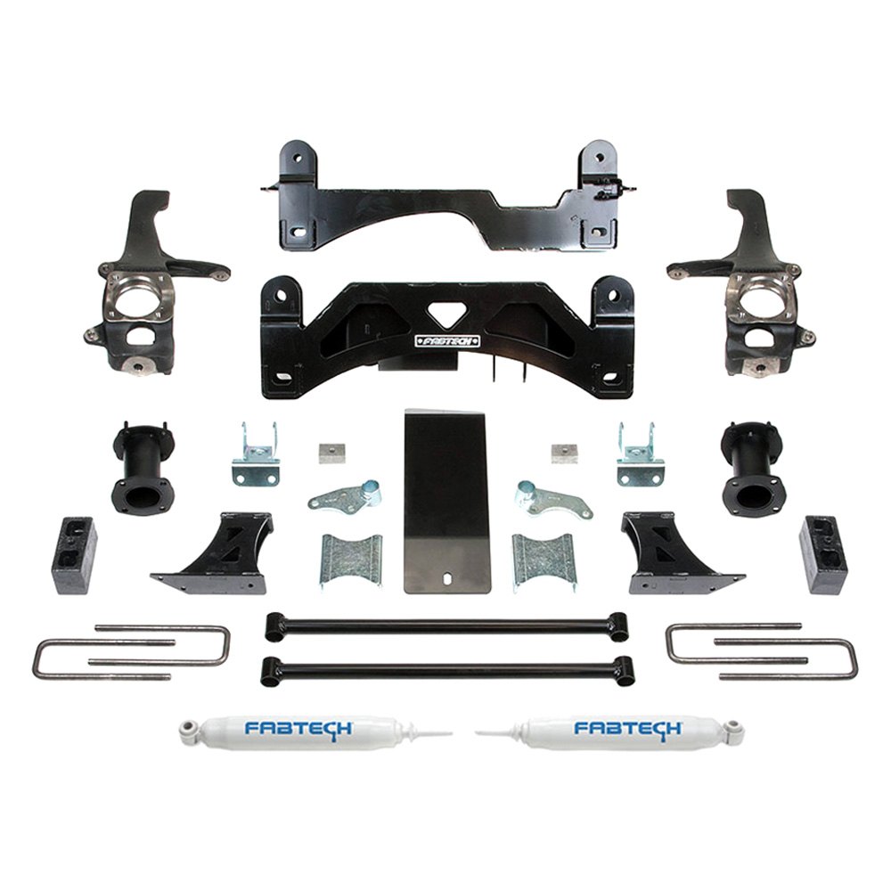 Fabtech® K7054 - 6" x 3" Basic Front and Rear Suspension Lift Kit