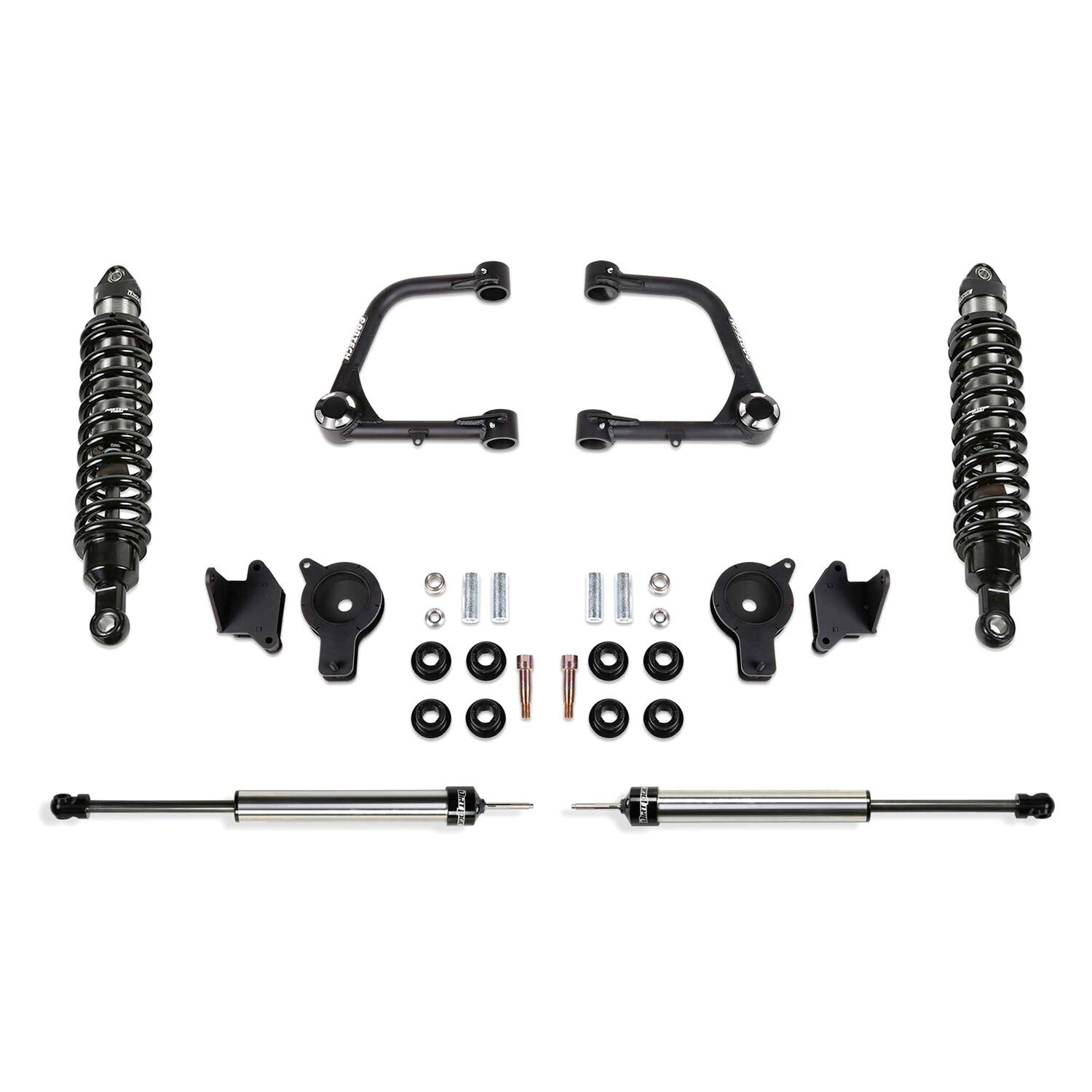 Fabtech® K7090DL - 3" Uniball UCA Front and Rear Suspension Lift Kit