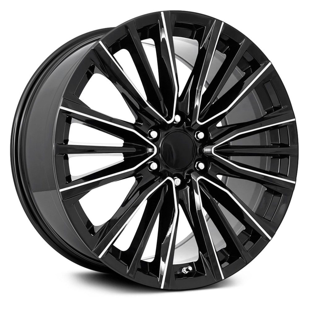 FACTORY REPRODUCTIONS REPLICAS® FR 205 Wheels - Gloss Black Ball Milled ...