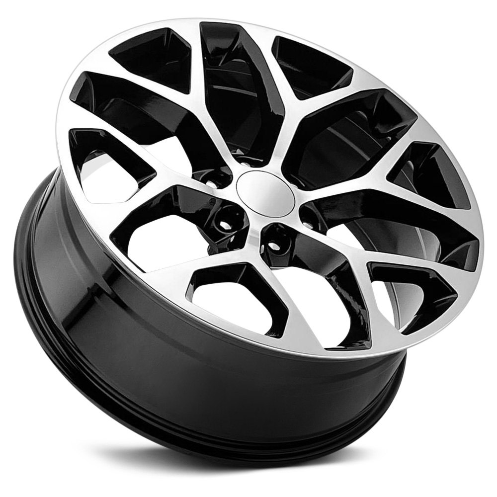 FACTORY REPRODUCTIONS REPLICAS® FR 59 Wheels - Black with Machined Face ...