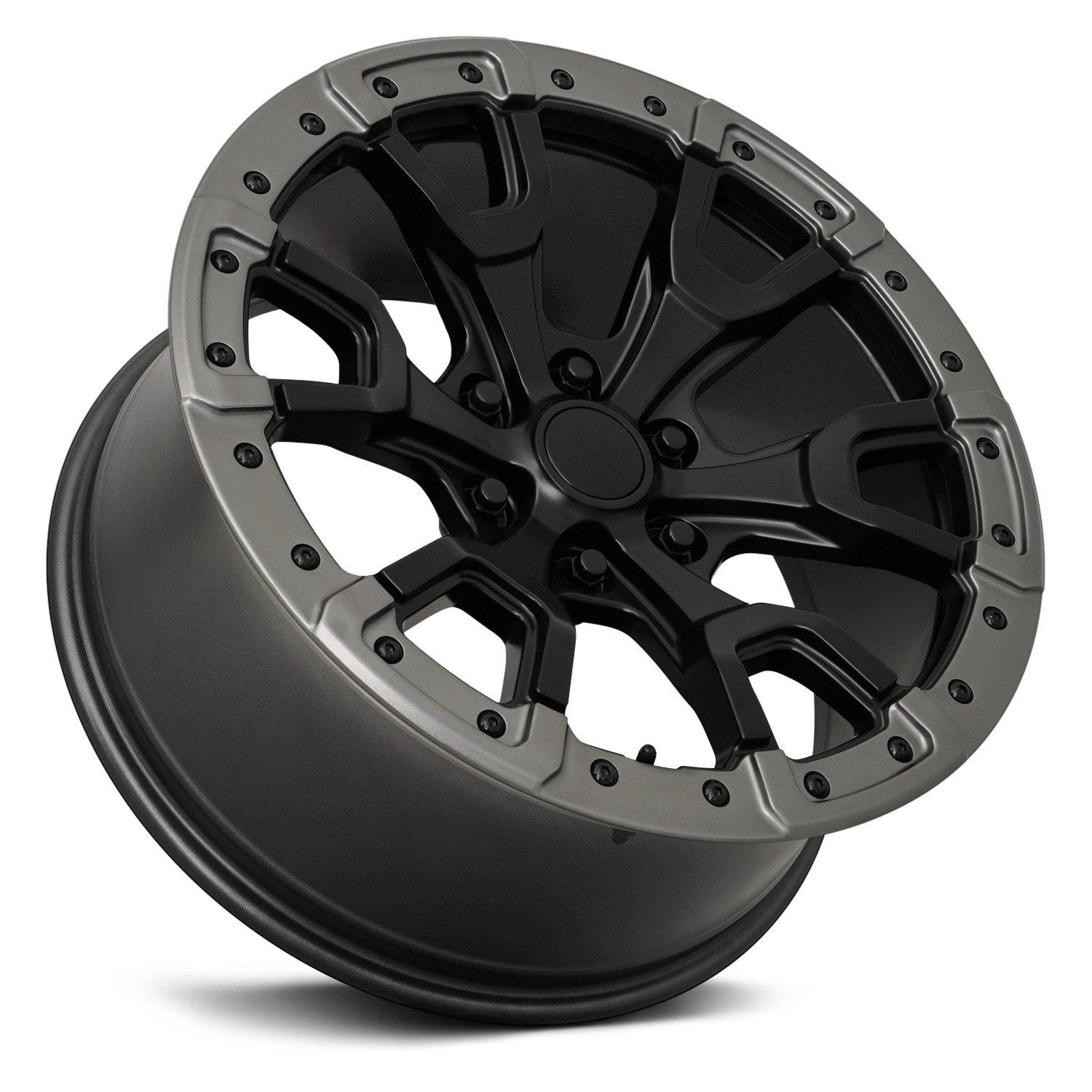 FACTORY REPRODUCTIONS REPLICAS® FR 99 Wheels - Satin Black Face with ...