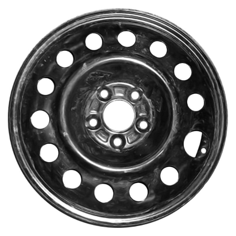 Factory Steel® STL03368U45 - 14-Hole Black 16x4 Steel Factory Wheel