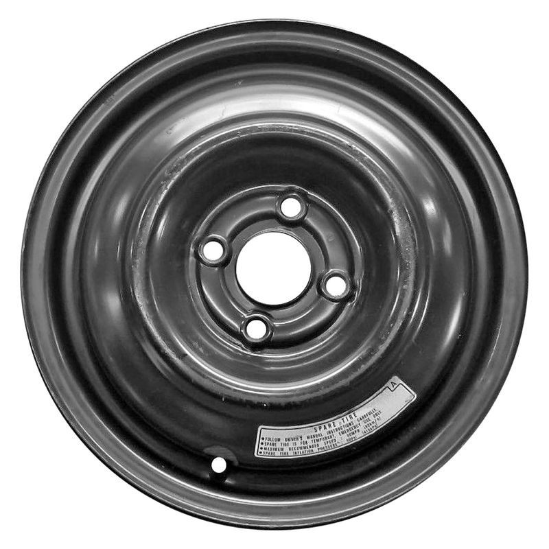 Factory Steel® STL63915U45 - Black 14x4 Steel Factory Wheel