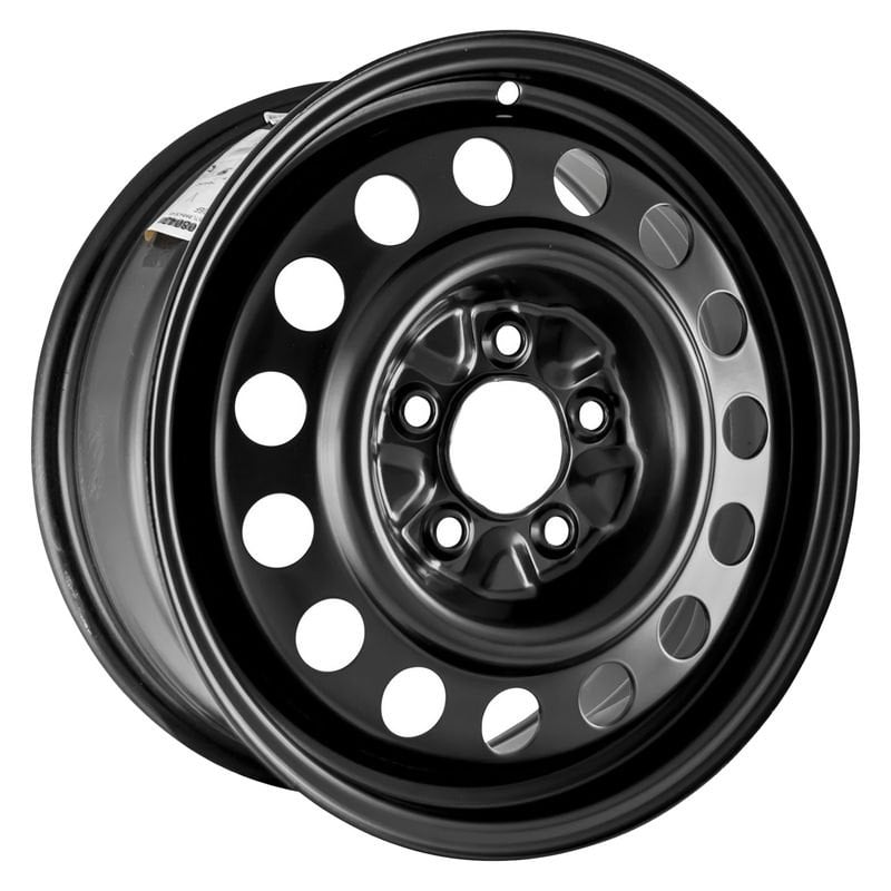 Factory Steel® STL65743U45 - 15-Hole Black 14x5.5 Steel Factory Wheel