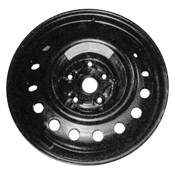 Factory Steel® STL68754U45 - 16-Hole Black 17x4 Steel Factory Wheel