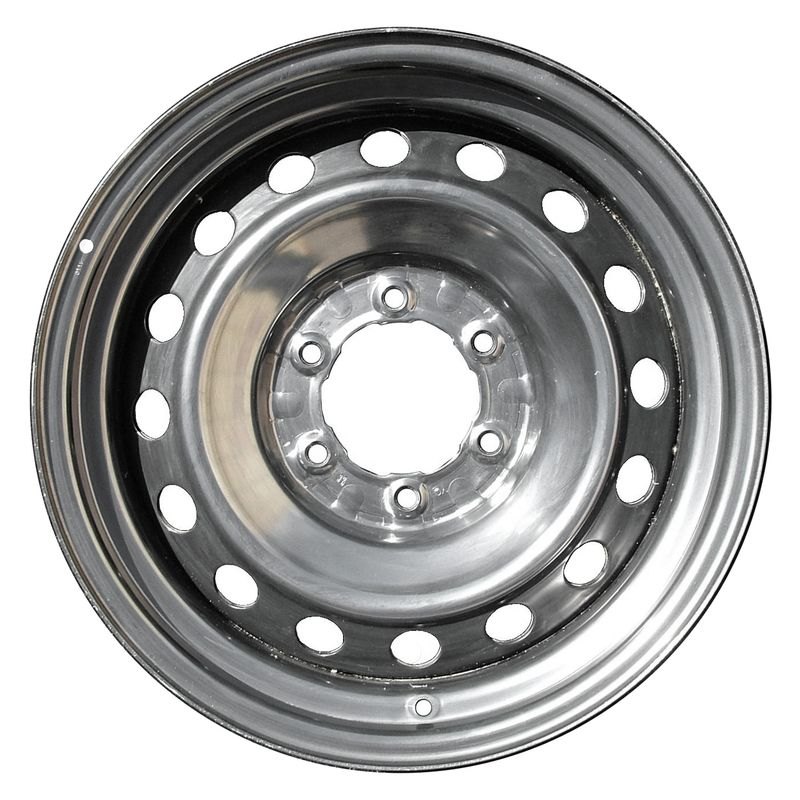 Factory Steel® STL69504U45 - 16-Hole Black 17x7.5 Steel Factory Wheel