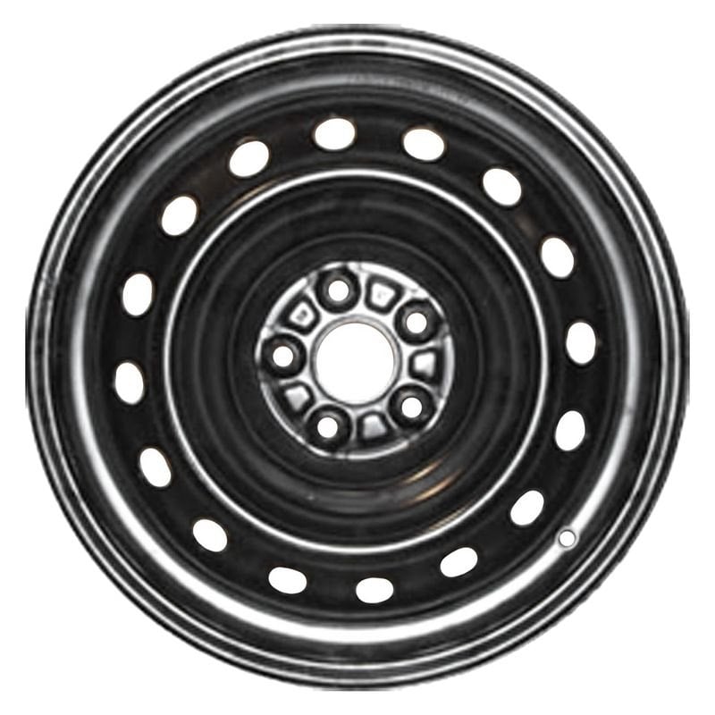 Factory Steel® STL69542U45 - 16-Hole Black 15x6 Steel Factory Wheel