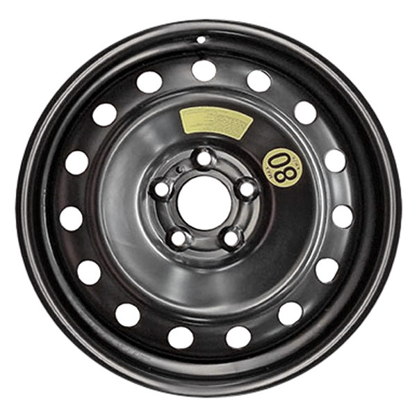 Factory Steel® STL70786U45 - 15-Hole Black 17x4 Steel Factory Wheel