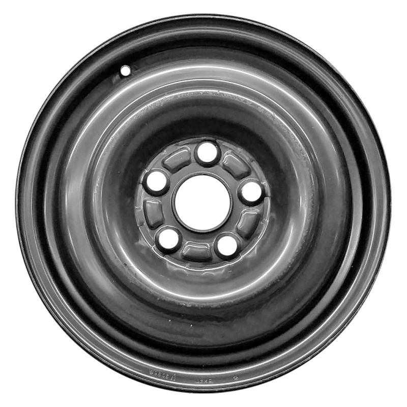 Factory Steel® STL71678U45 - Black 15x4 Steel Factory Wheel